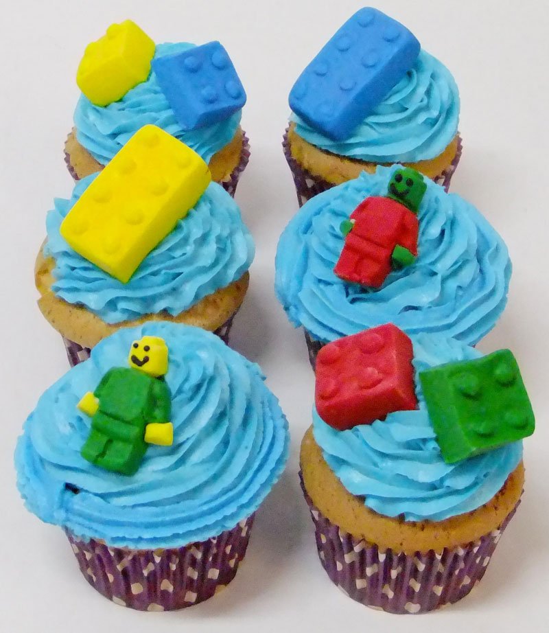 Lego Cupcakes - Kidd's Cakes & Bakery