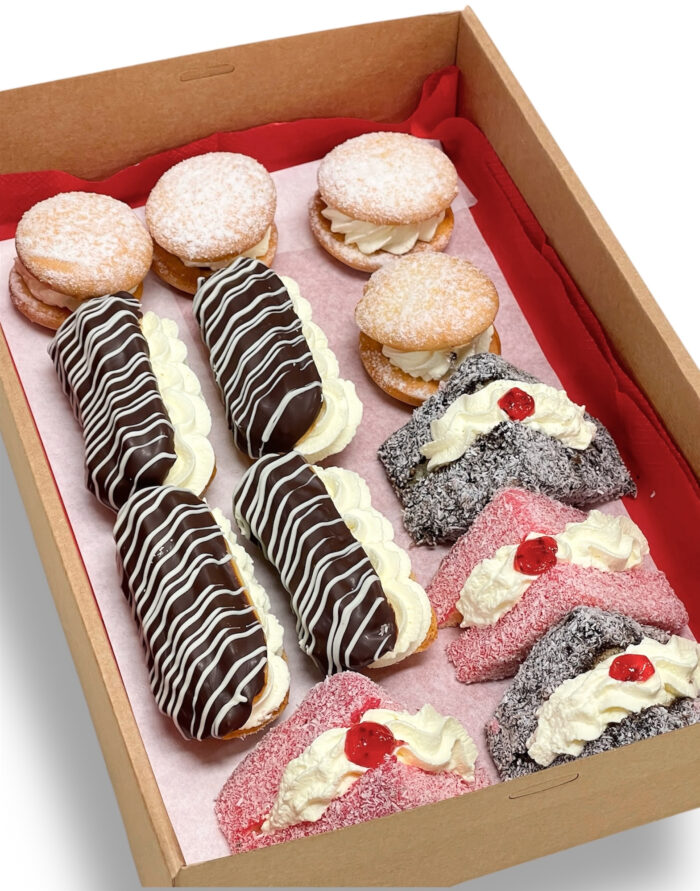 Assorted Mini Cream Cakes (per dozen) - Kidd's Cakes & Bakery
