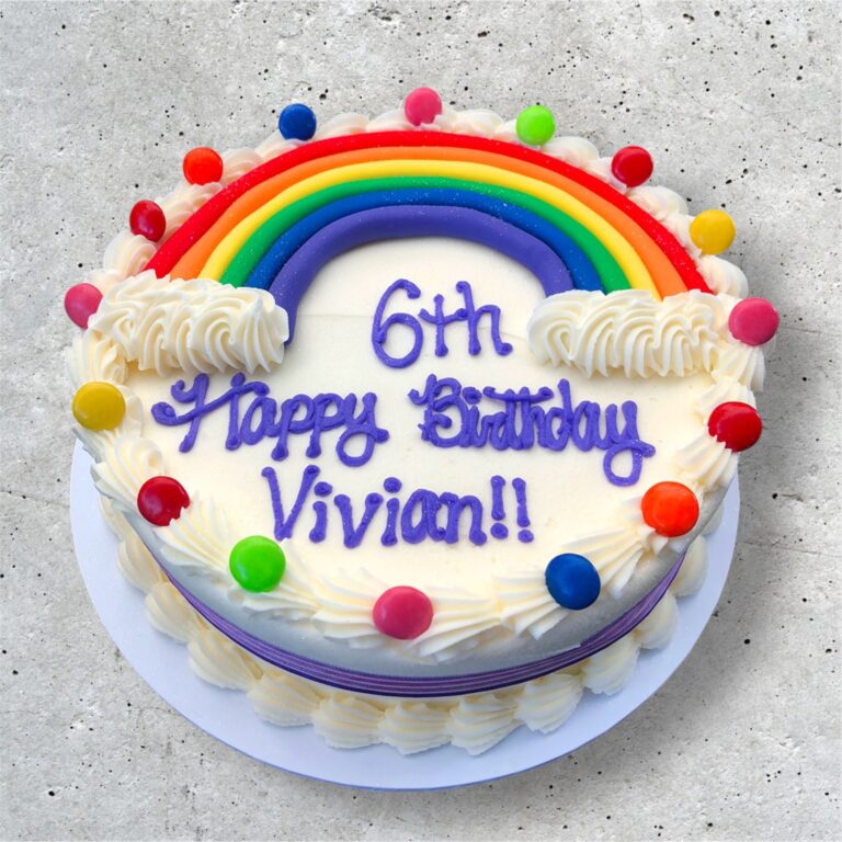 Rainbow Birthday Cake - Kidd's Cakes & Bakery